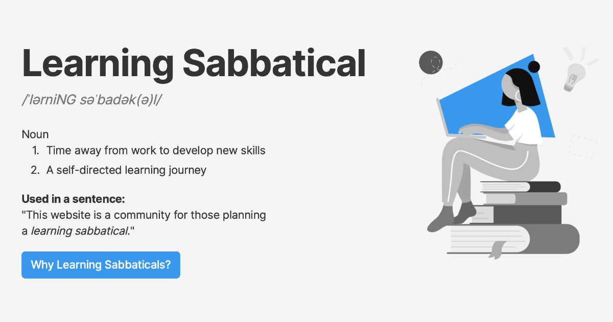What is a learning sabbatical?