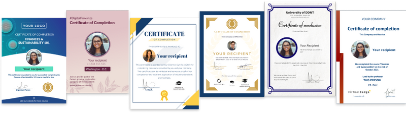 Certificates for LinkedIn | Virtualbadge.io