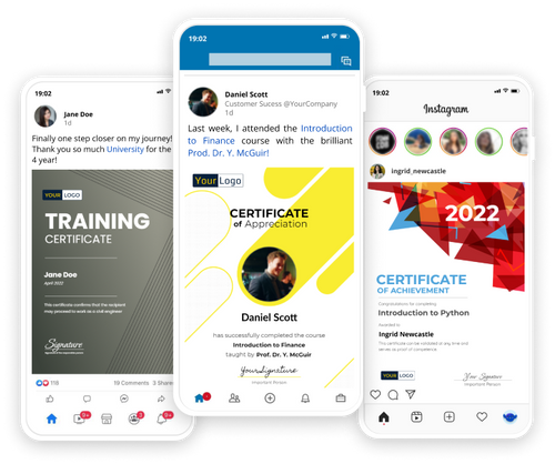 Digital Certificates & Badges | Virtualbadge.io