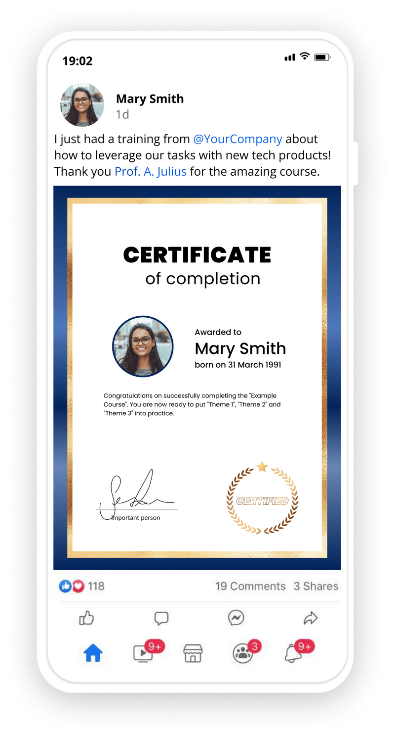 Digital Certificates & Badges | Virtualbadge.io