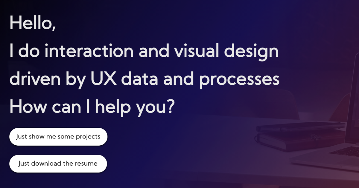UX, UI and Visual Design