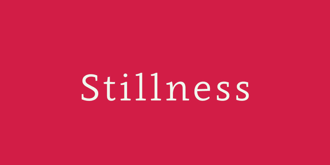 Stillness - Red Power Card Reading | Red School