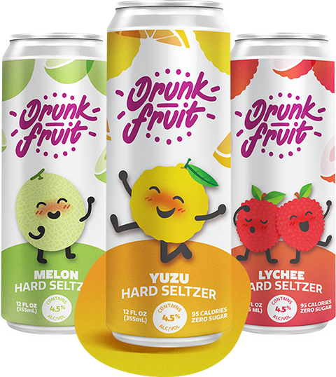 Drunk Fruit - Hard seltzer with a pop of Asian culture