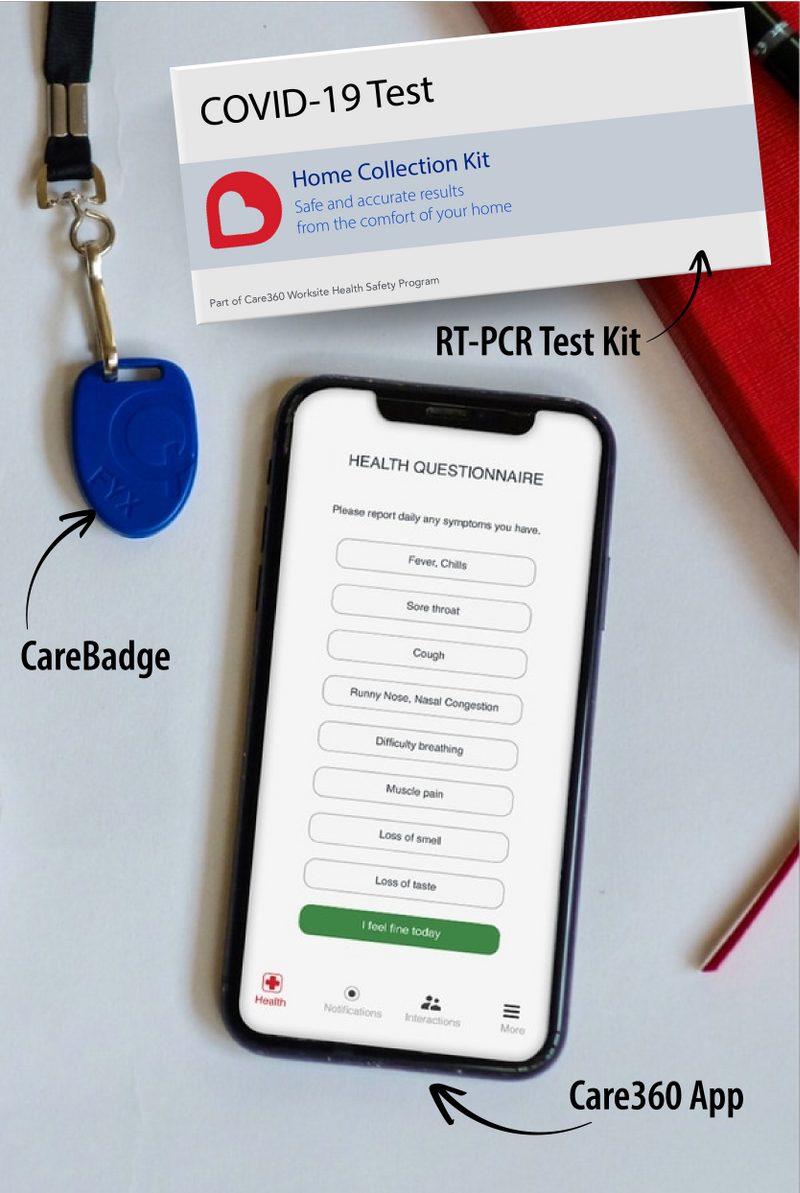 Care360: training, screening, testing, tracing All-in-One