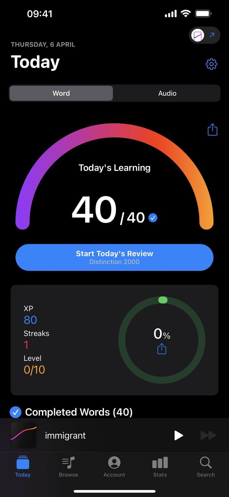 Distinction 2000 App