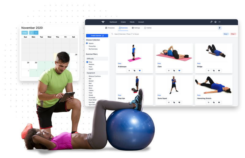 Remote Management Software for Exercise Professionals | Rehab Guru