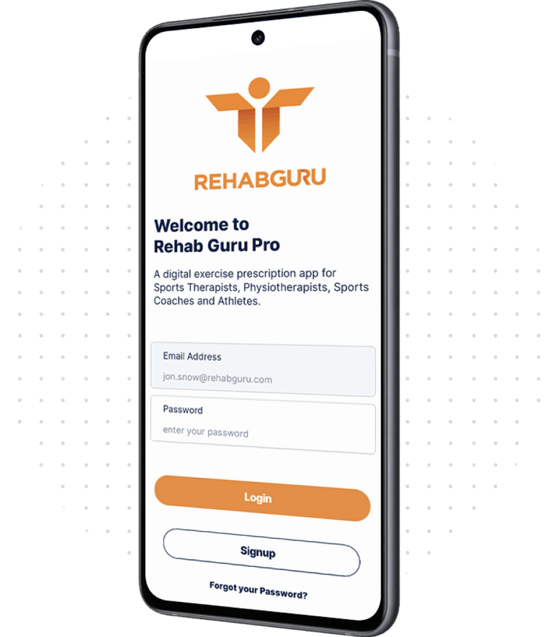 How to view your Rehab Guru exercise programme on an iOS Device