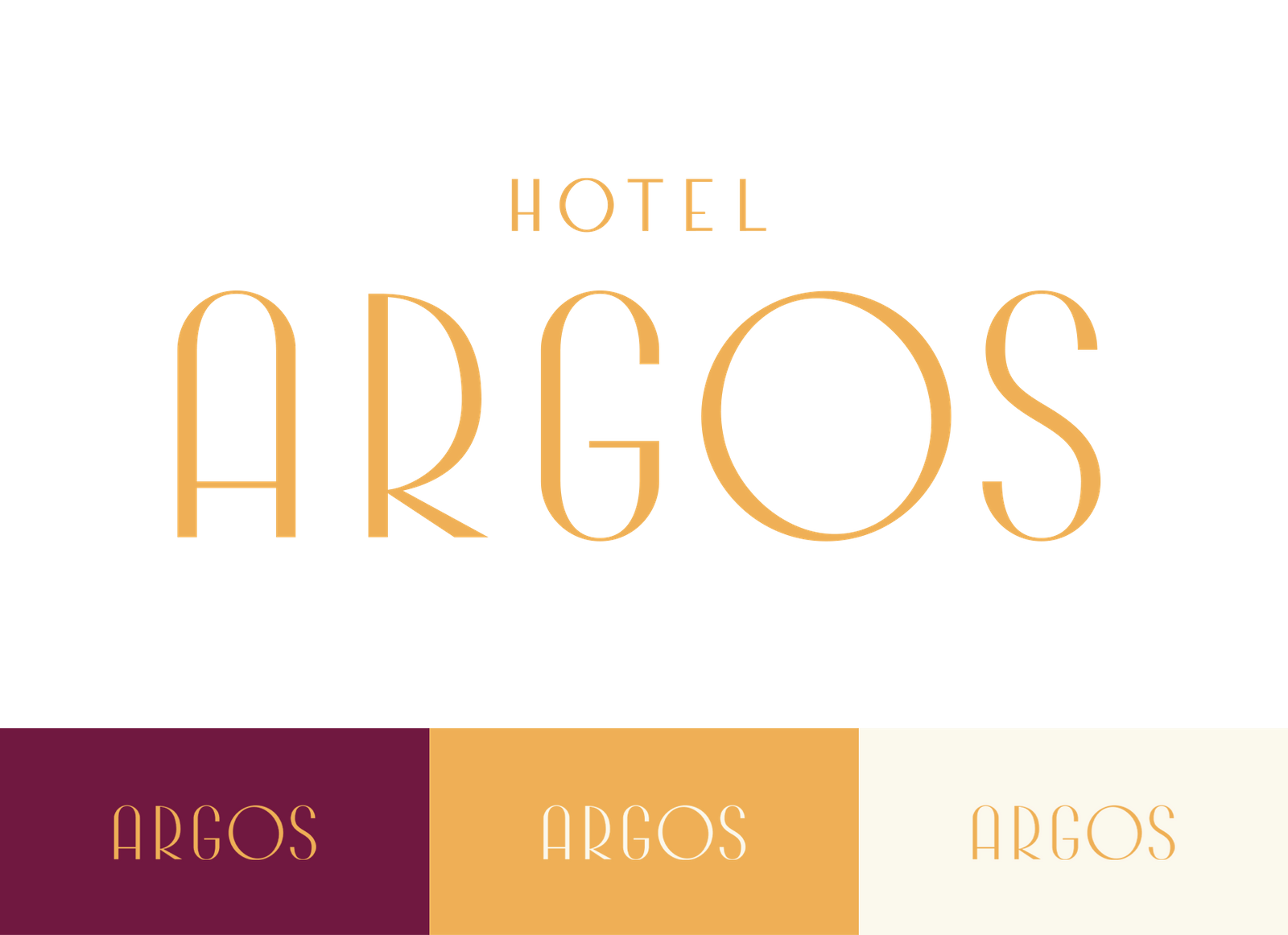 Hotel Argos | Brand Design | Luke Meyer