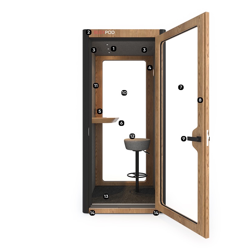 BUSYPOD | Soundproof Phone Booth for the open office