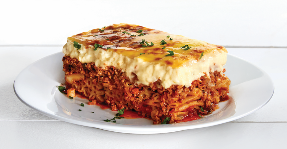 Frozen Greek Meals | Pastitsio