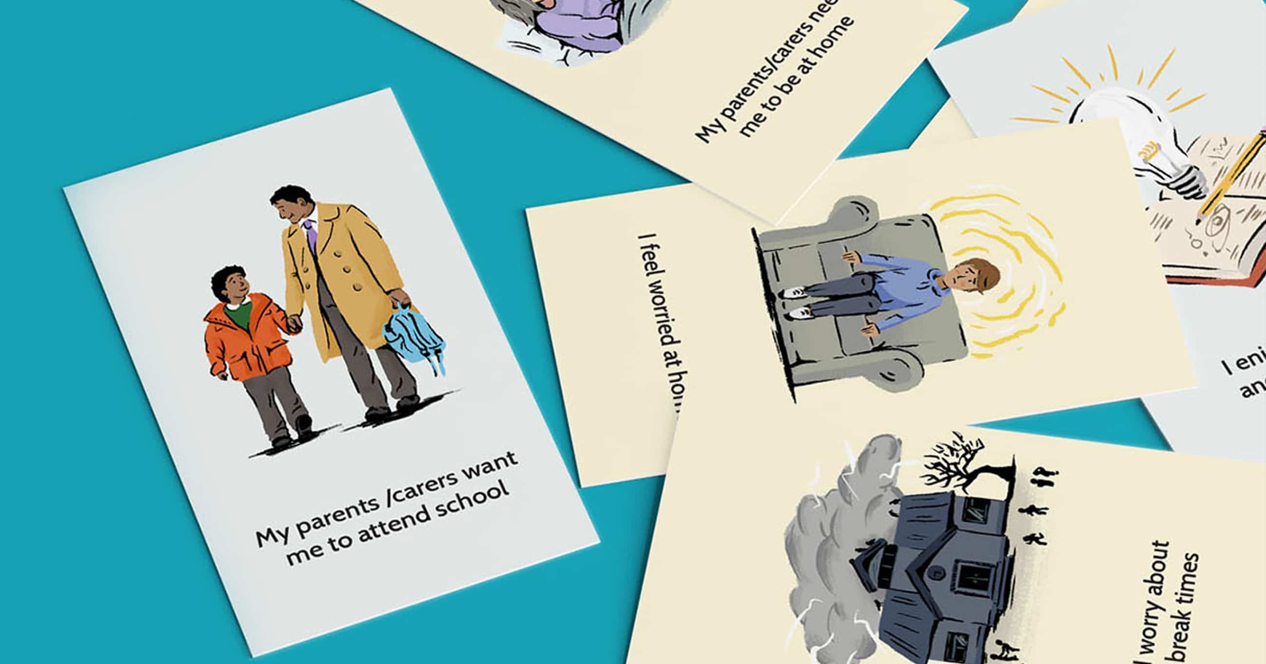 School Wellbeing Risk and Resilience Card Set