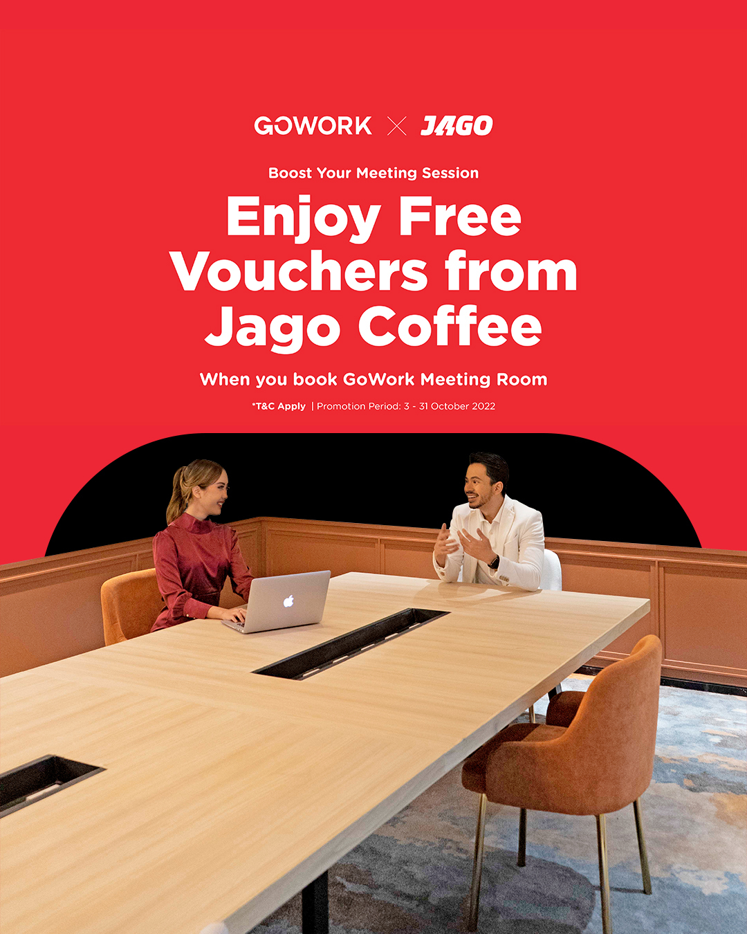 Kolaborasi Jago Coffee x GoWork
