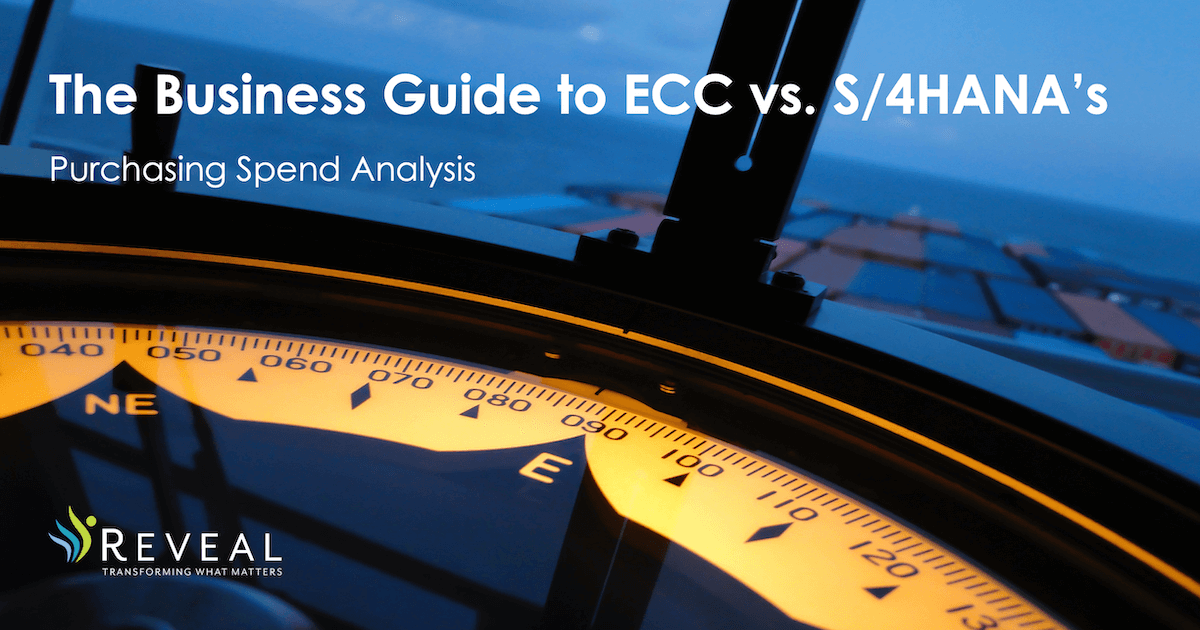 S/4HANA v. ECC | Business Guide To SAP Purchasing Spend Analysis