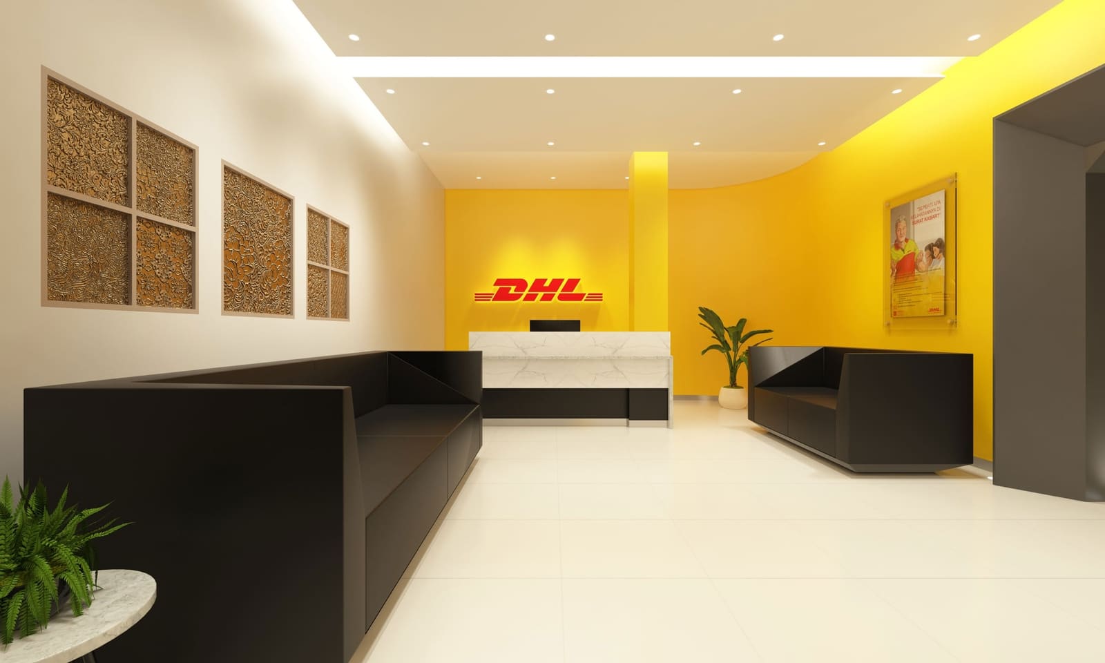 DHL's Office Interior Design - Jakarta | AVIP