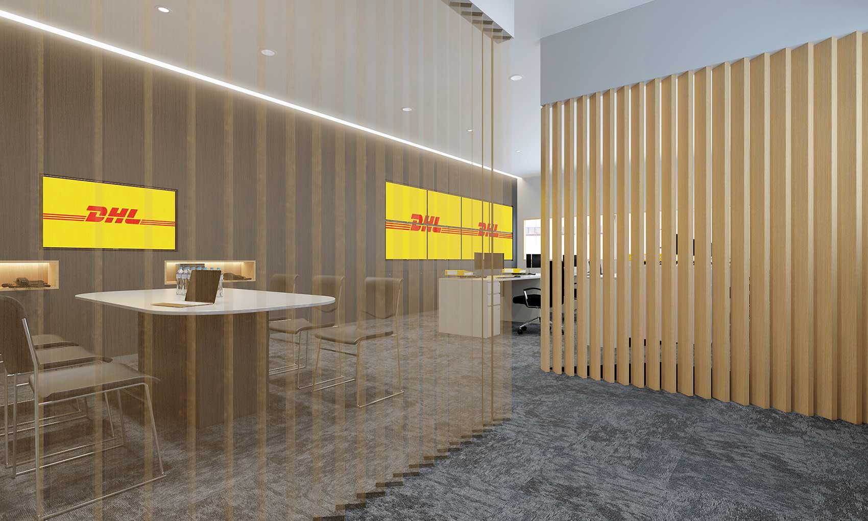 DHL's Office Interior Design - Jakarta | AVIP