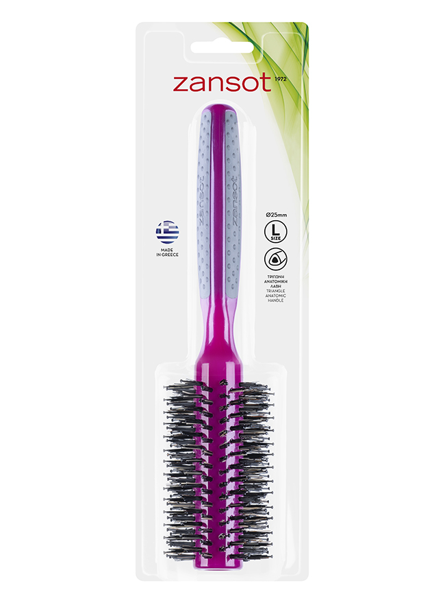 ΒΟΥΡΤΣΑ ΣΤΡΟΓΓΥΛΗ ANATOMIC 25 mm - ΒΟΥΡΤΣΕΣ - 15.303 - ZANSOT
