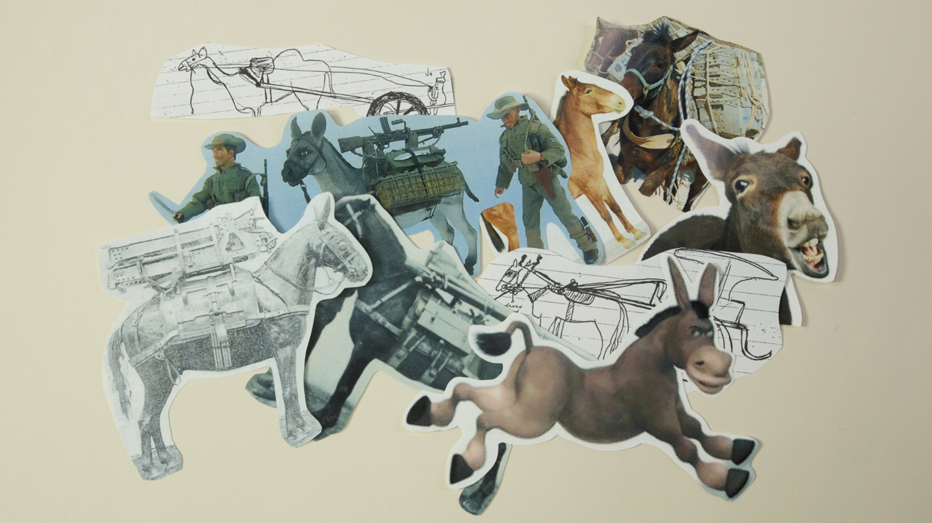 Empire Symbol, Or A Man and His Mule Exhibition at Gallery 44