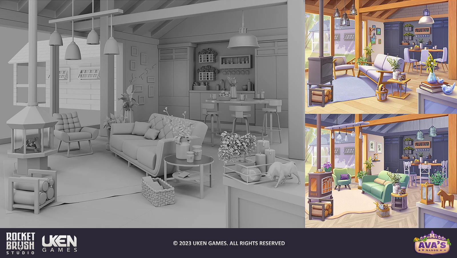 3D Game Interiors · Ava's Manor