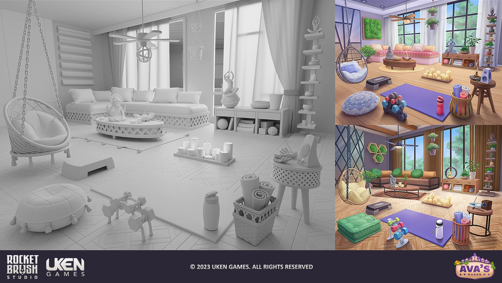 3D Game Interiors · Ava's Manor