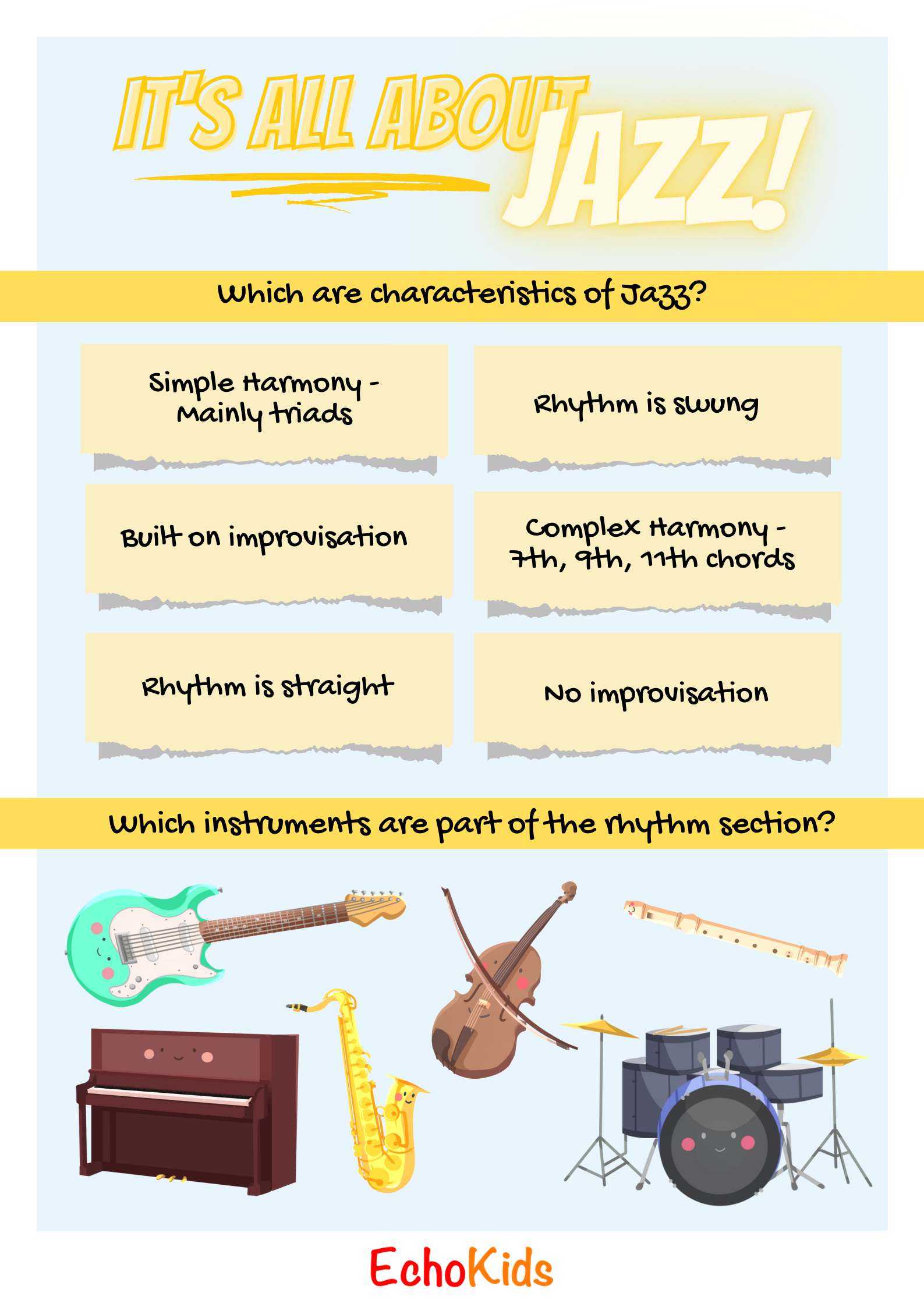 Calendar Activity: It's all about jazz