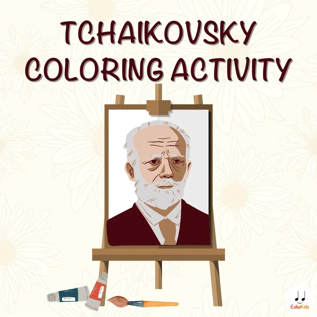 Calendar Activity: Tchaikovsky Coloring Activity