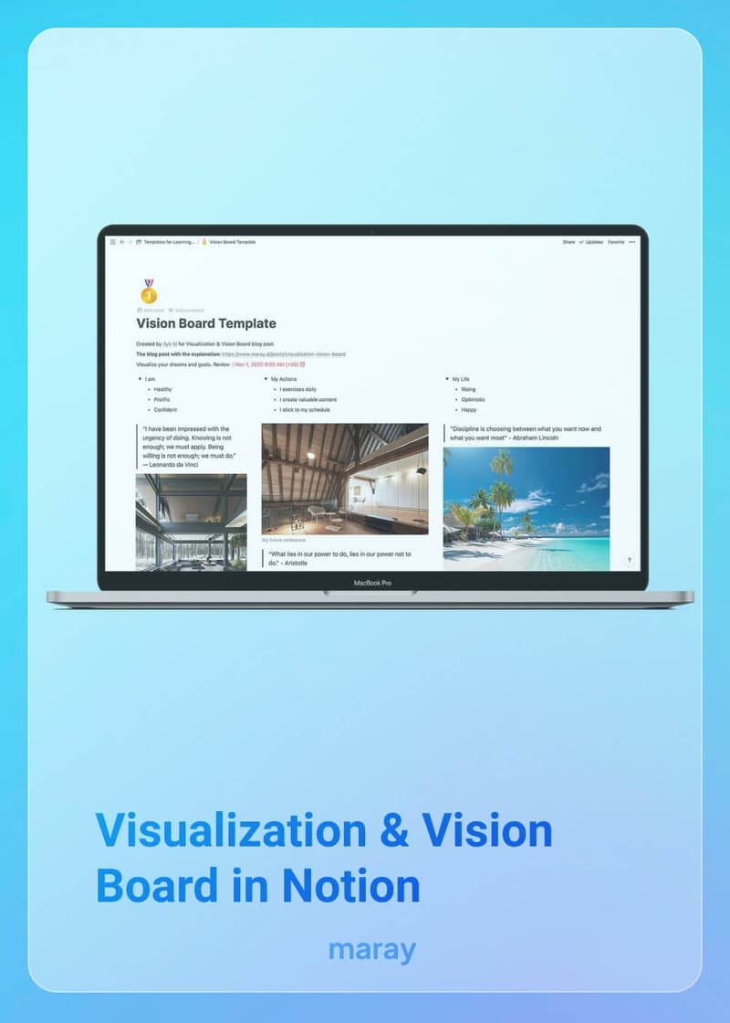 Notion Template Gallery