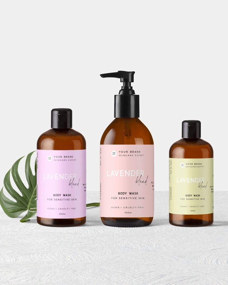 Soap Bottle Labels Template | Soap Bottle Labels Design & Inspirations