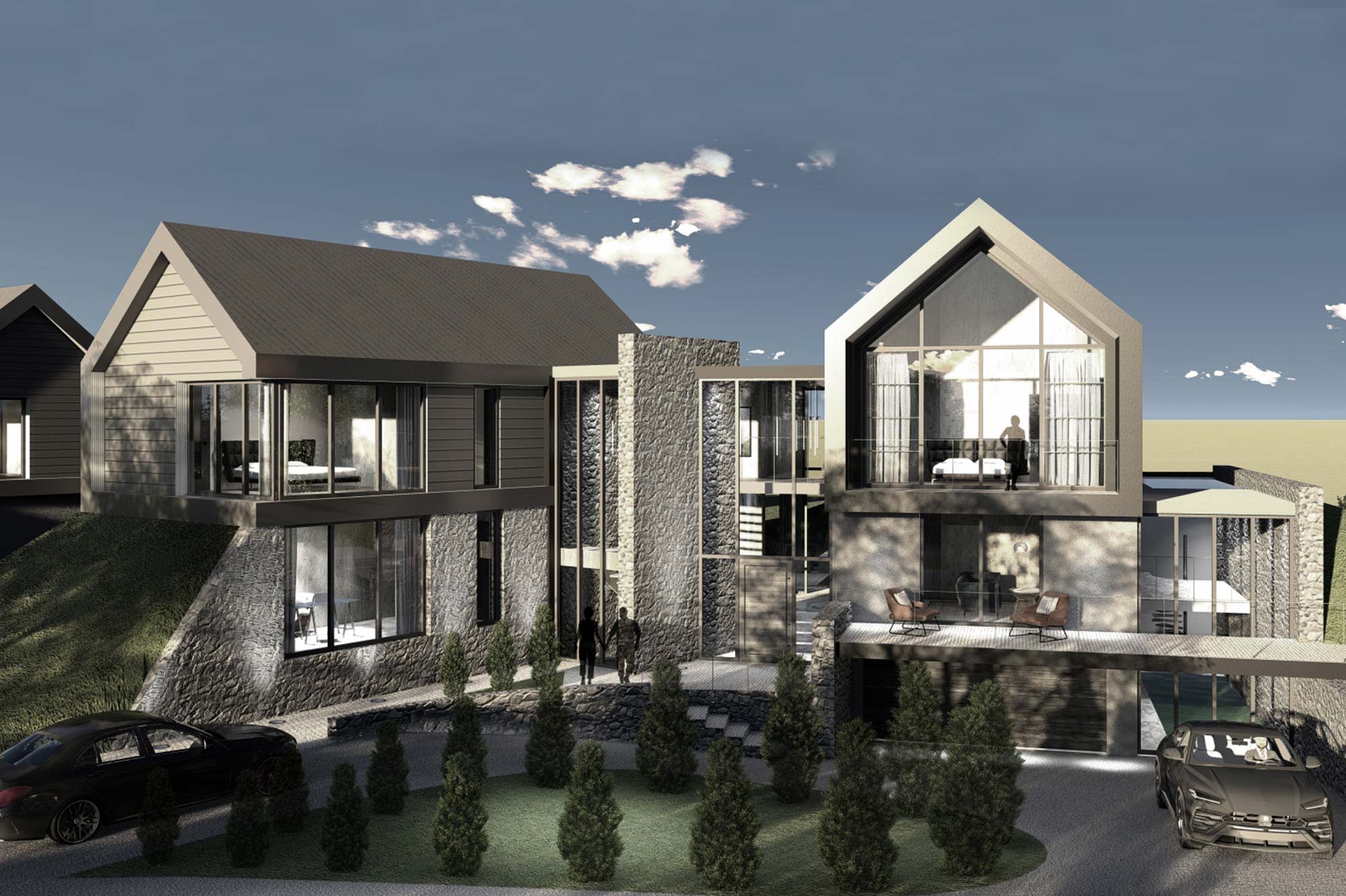 Modern executive home architectural design | Zub Architecture