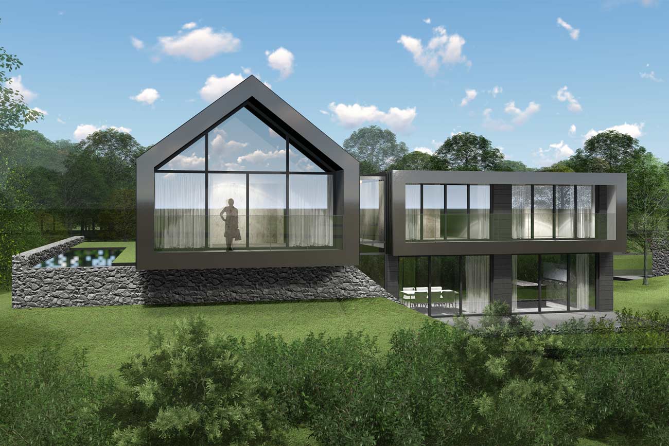 Modern executive home architectural design | Zub Architecture
