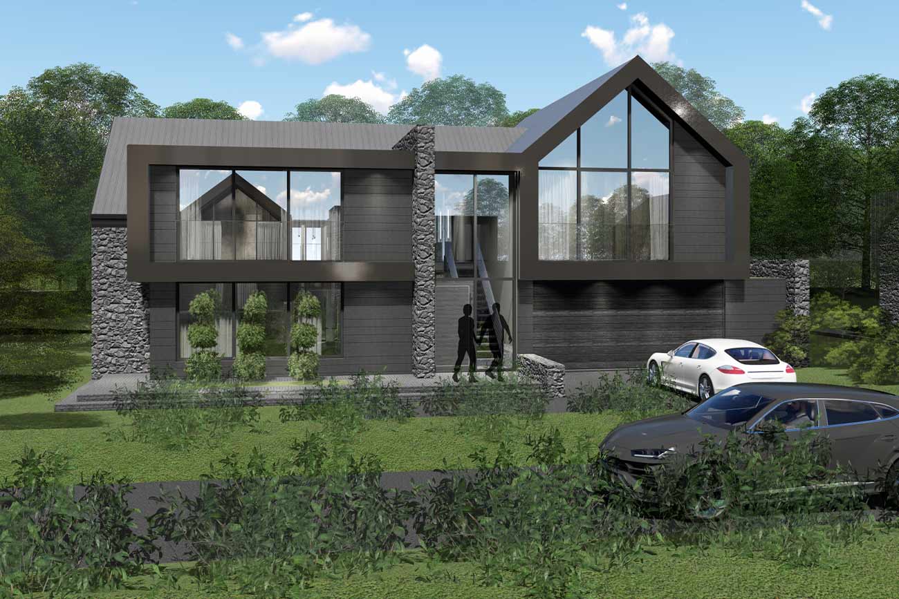 Modern executive home architectural design | Zub Architecture