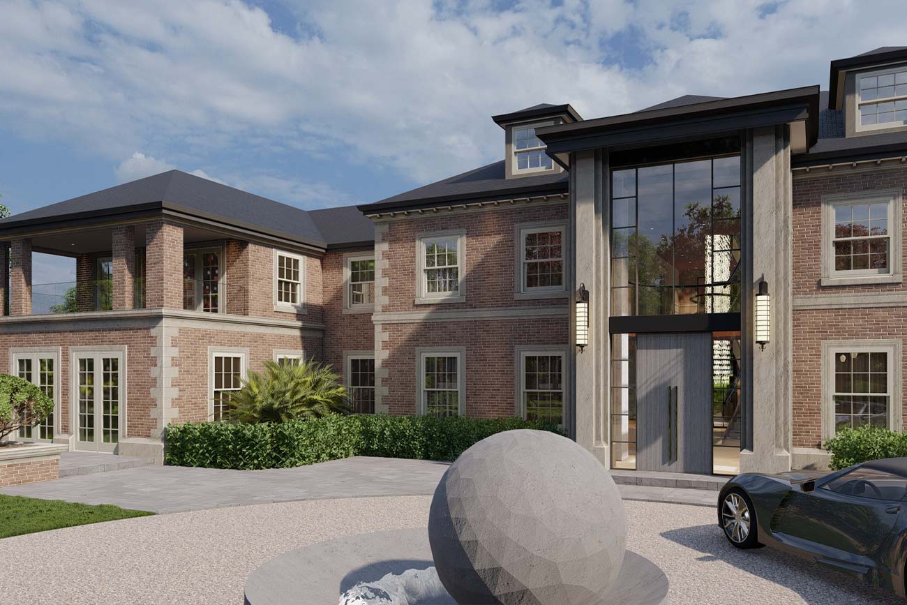 Architectural design for a Georgian mansion remodel and extension| Zub