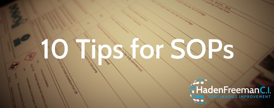 10 Top Tips for SOPs