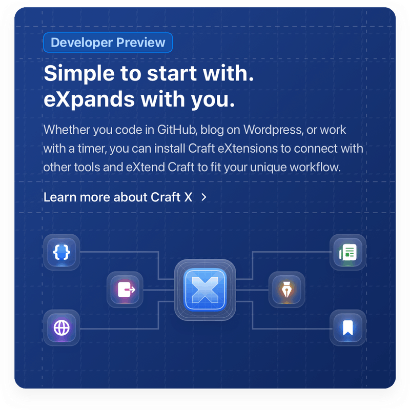 Craft - Taking notes to the next level
