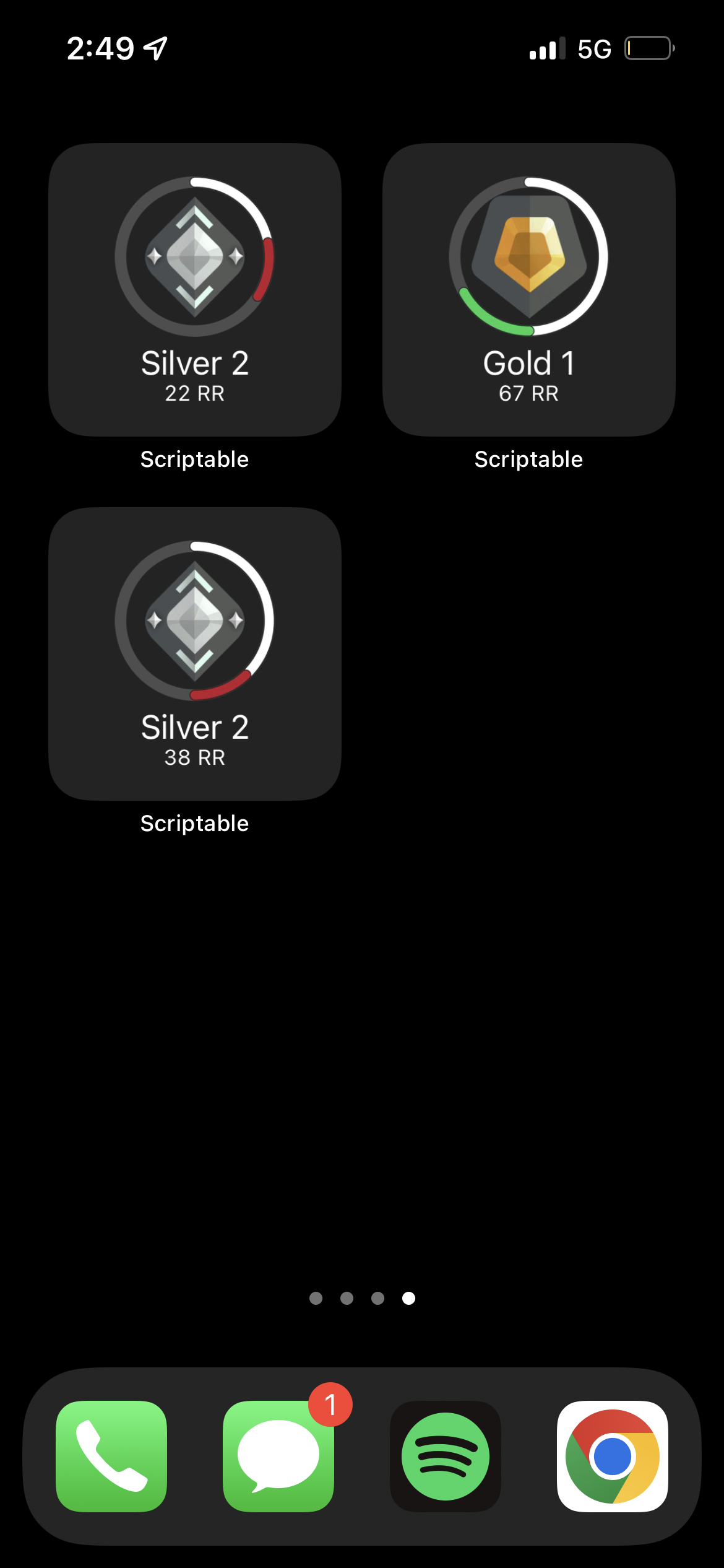 Widget to track rank in Valorant : r/Scriptable