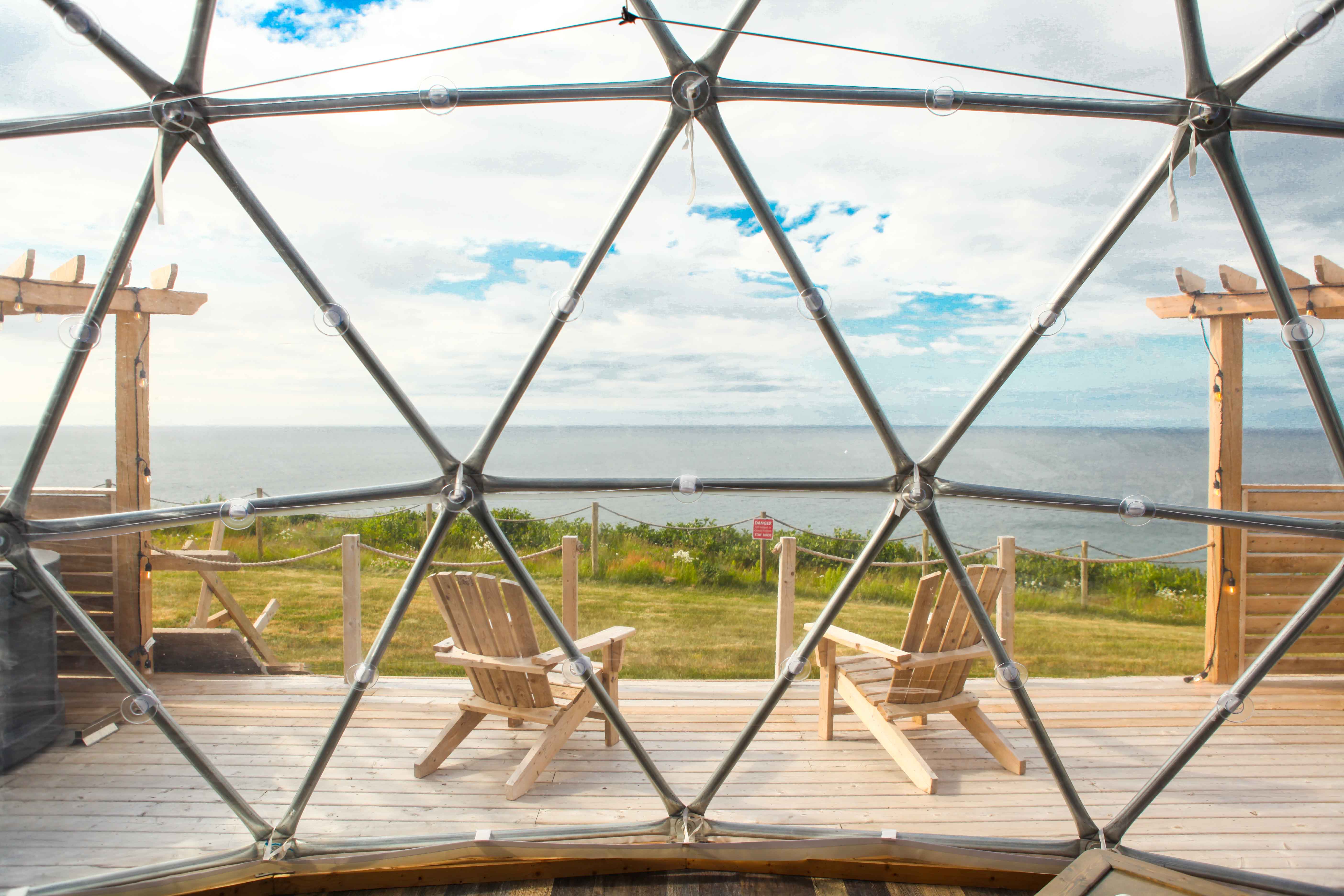 Seaspray Domes | True North Destionations | Cape Breton, NS