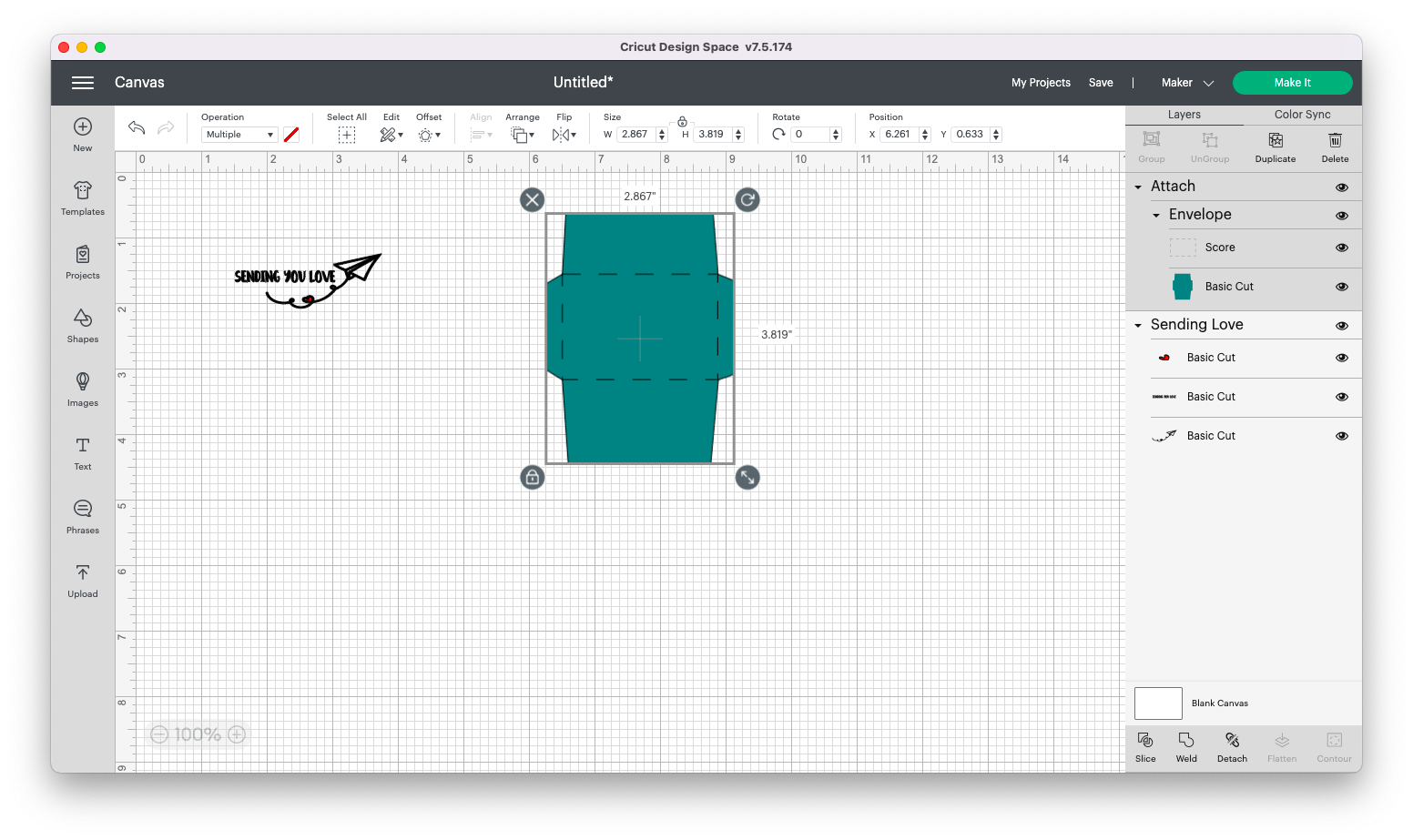 How to Make and Address an Envelope Using Your Cricut