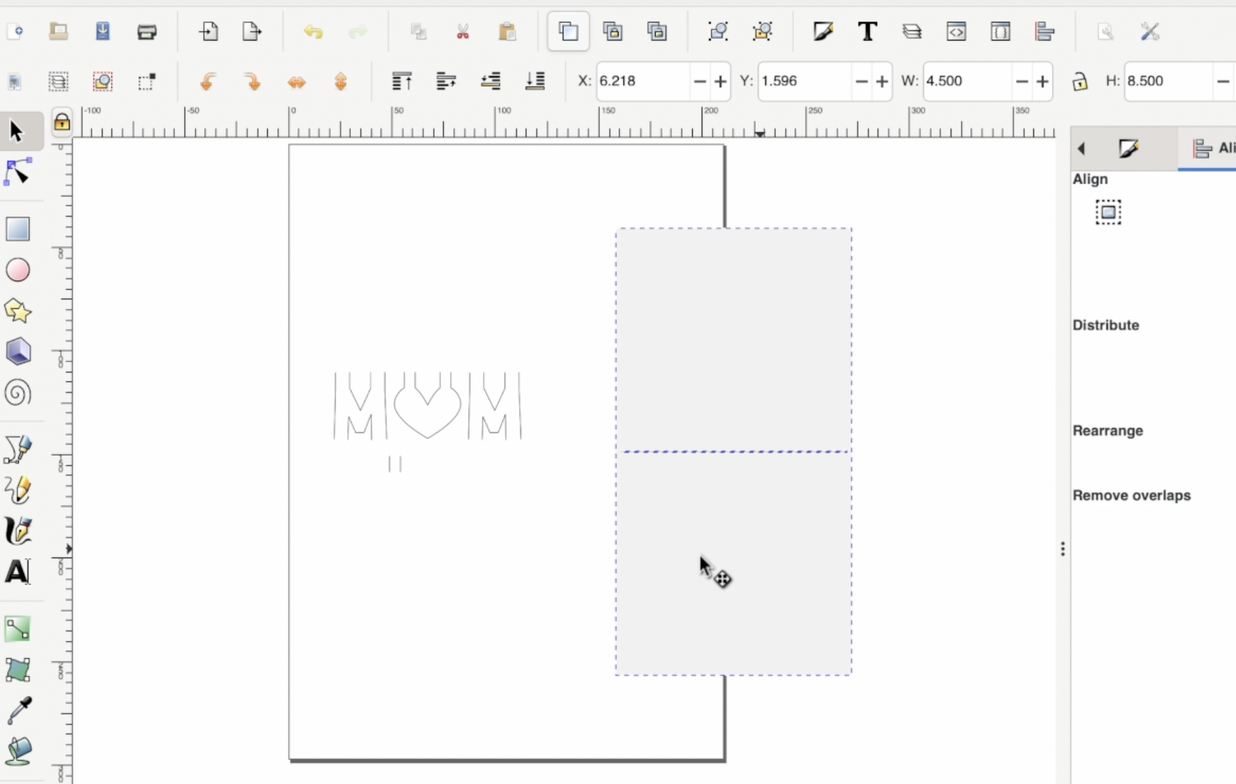 How to Make a Pop Up Card SVG for Free in Inkscape