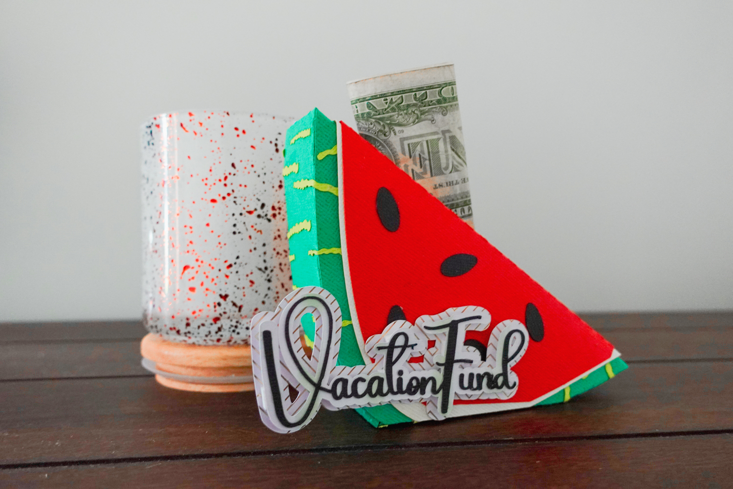 3D Watermelon SVG File | Paper Piggy Bank | Free Cricut Project