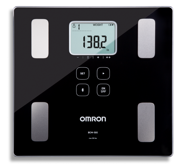 Omron Body Composition Monitor And Scale With Bluetooth Connectivity