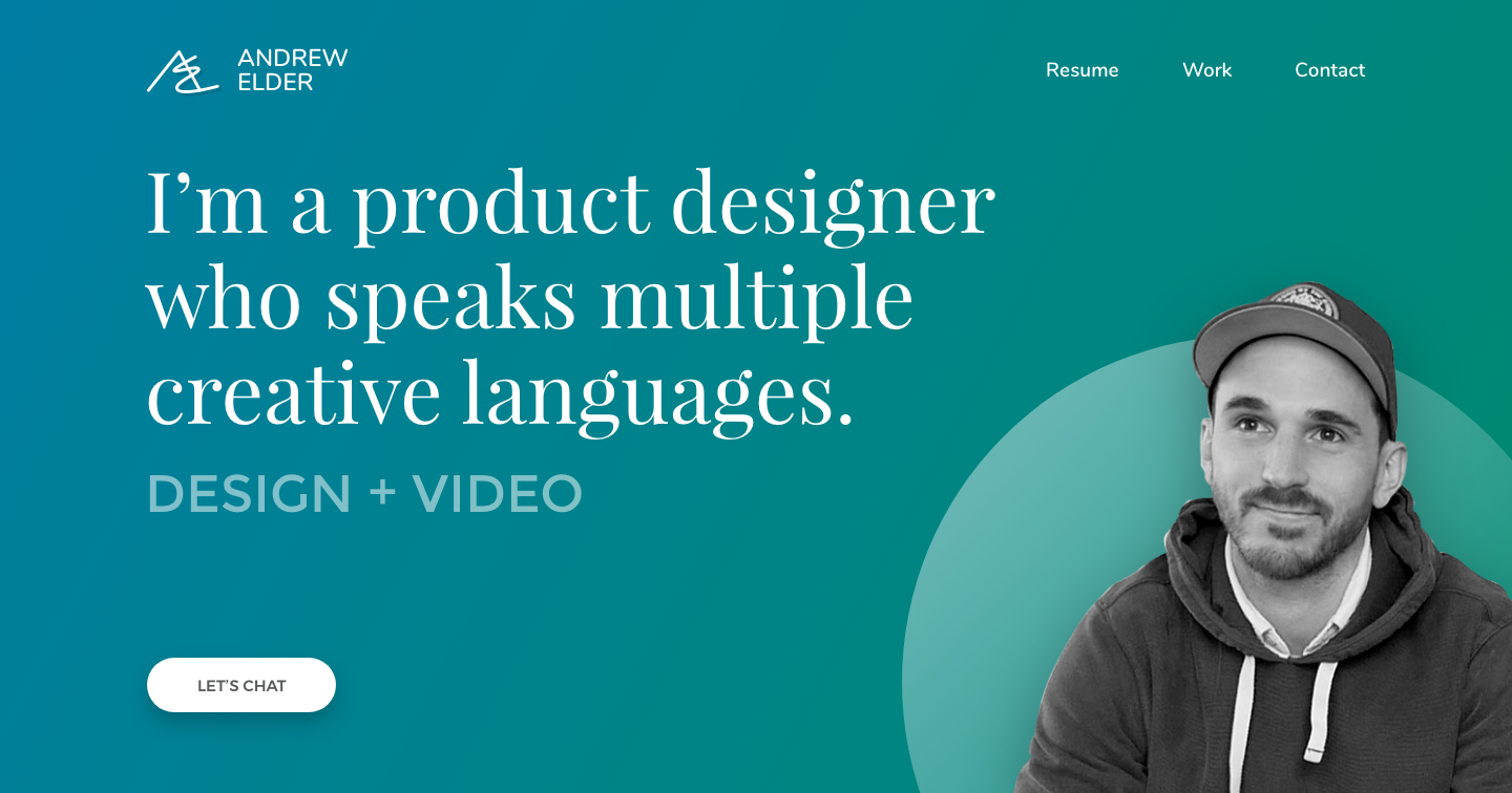 Andrew Elder - Product Designer - Portfolio