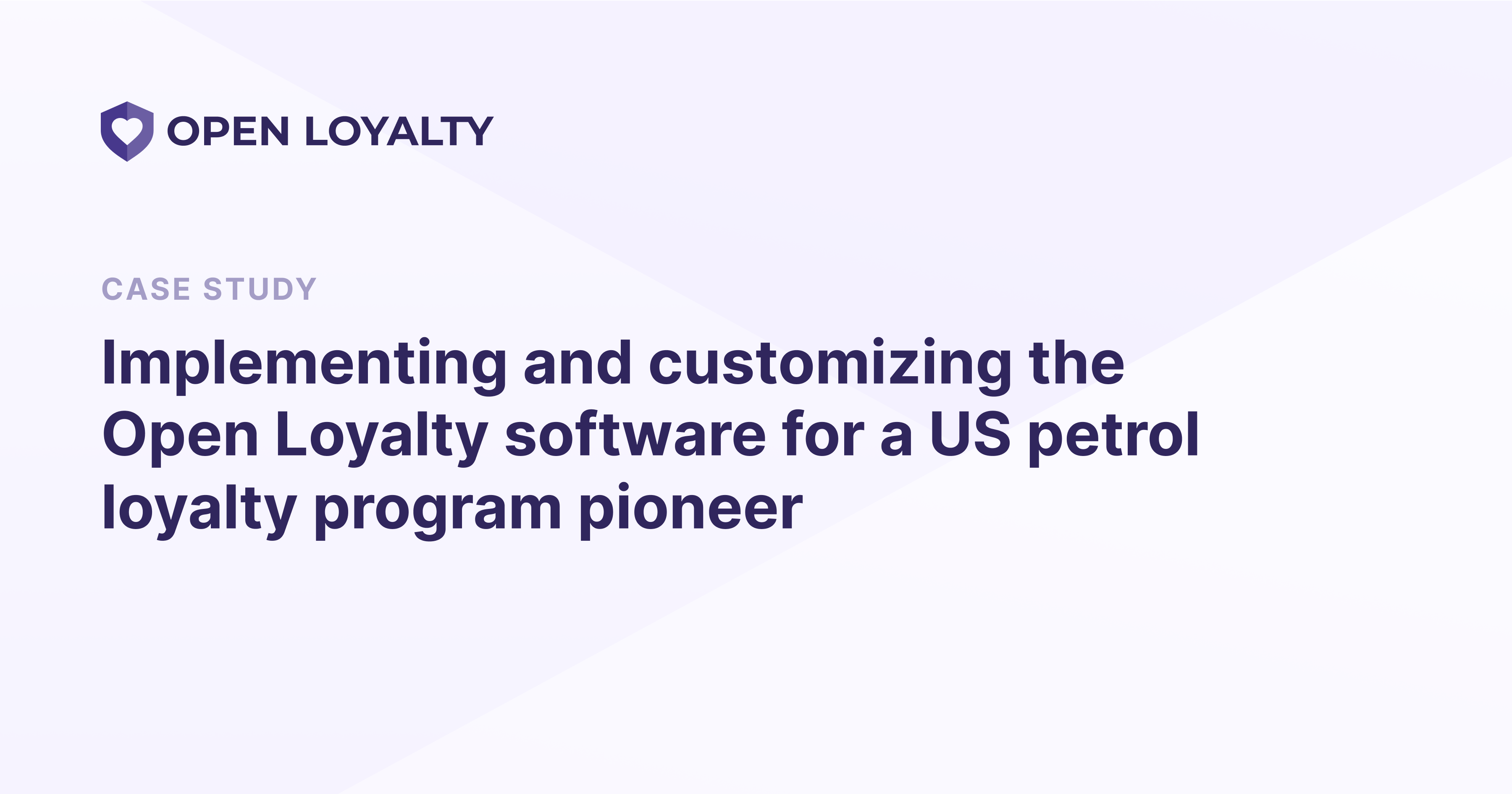 Implementing and customizing the Open Loyalty software for a US petrol ...