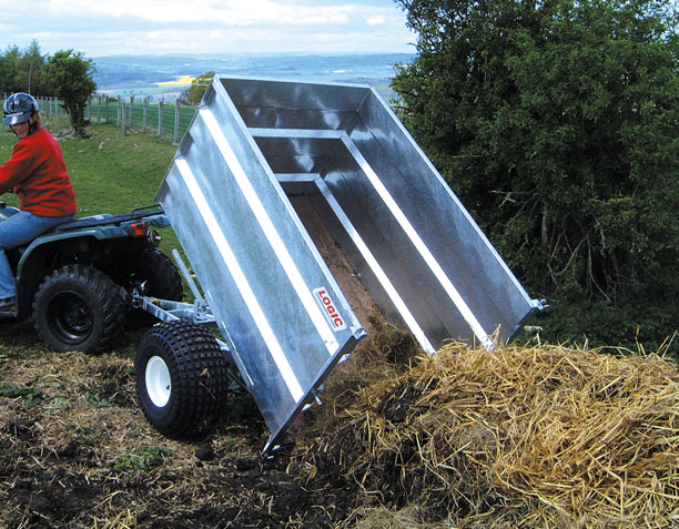 High-Sided Tipping ATV Trailer TGT400 (Agriculture) from Logic