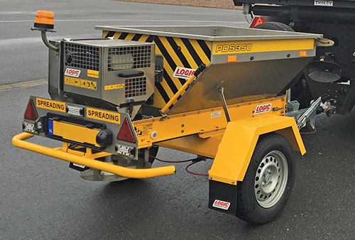 Powered Salt Spreader PDS354RB for 4X4 Pickup (Forestry) from Logic