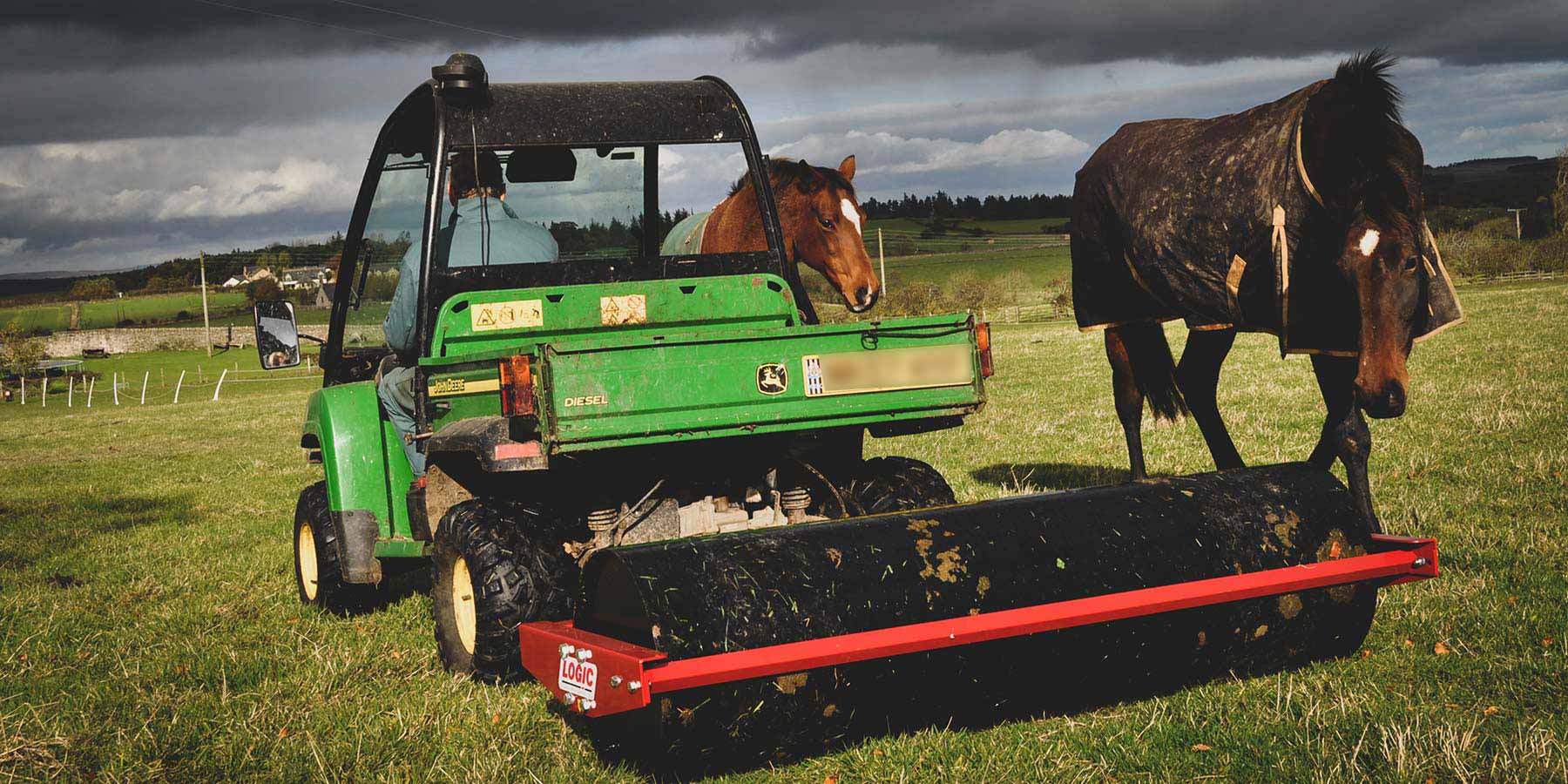 UTV ATV Ballast Roller BR (Equestrian) from Logic