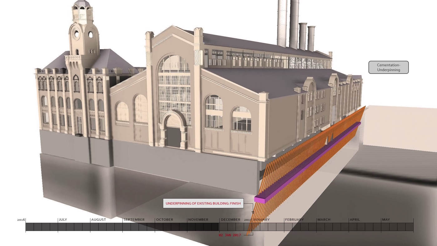 4D Scheduling - Construction Sequence Visualization