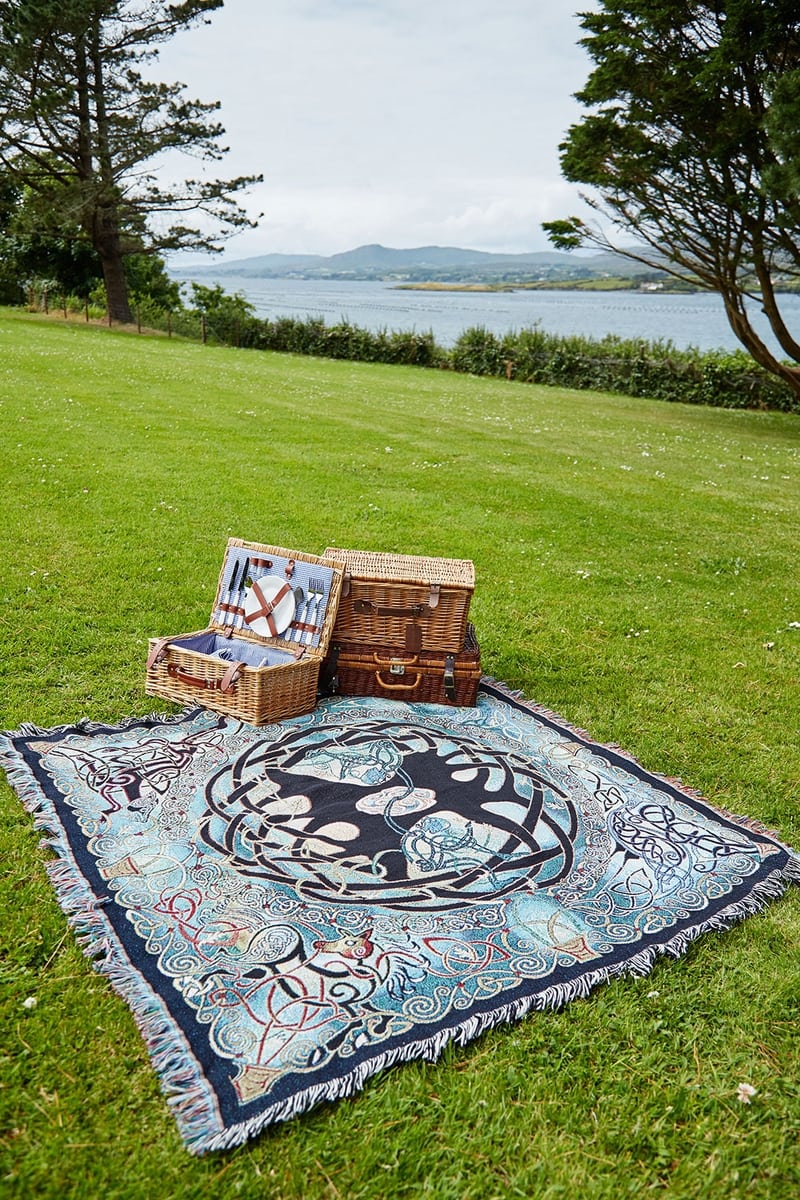 Celtic Tree of Life Throw Blanket I Loominations Gifts