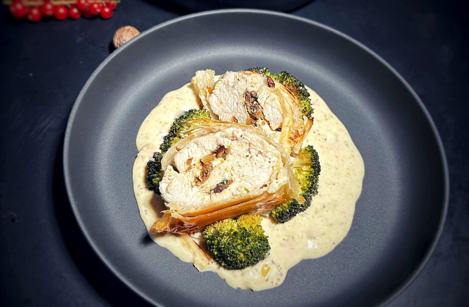 Filo-Wrapped Chicken Supreme - Main Courses - Food nerd rockstar