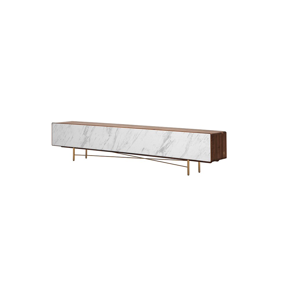 Walnut TV Console | Living in Design
