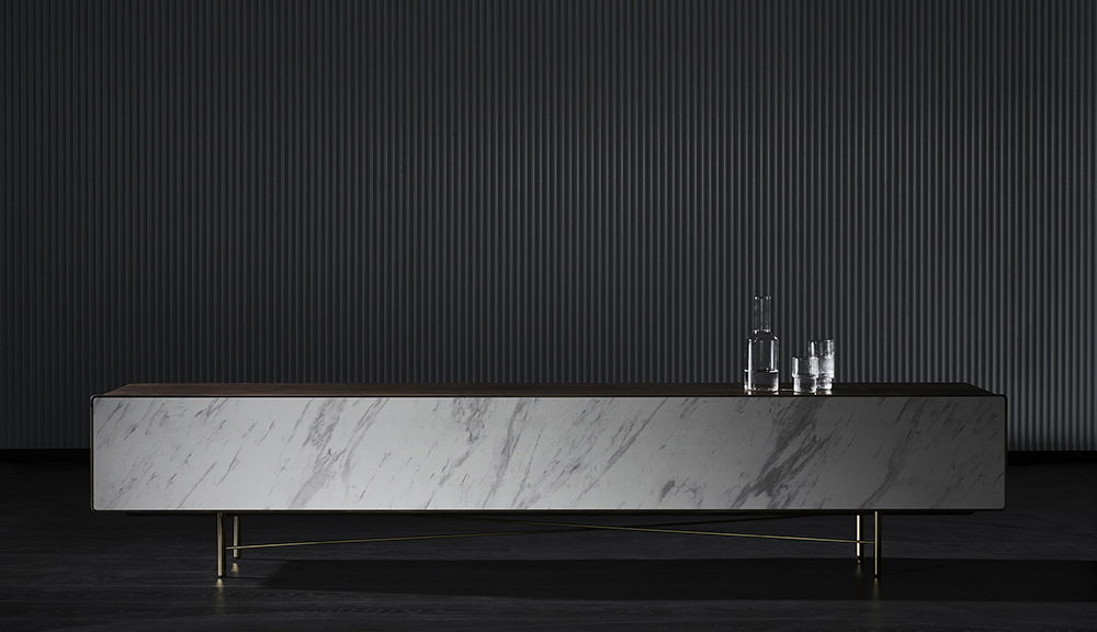 Walnut TV Console | Living in Design