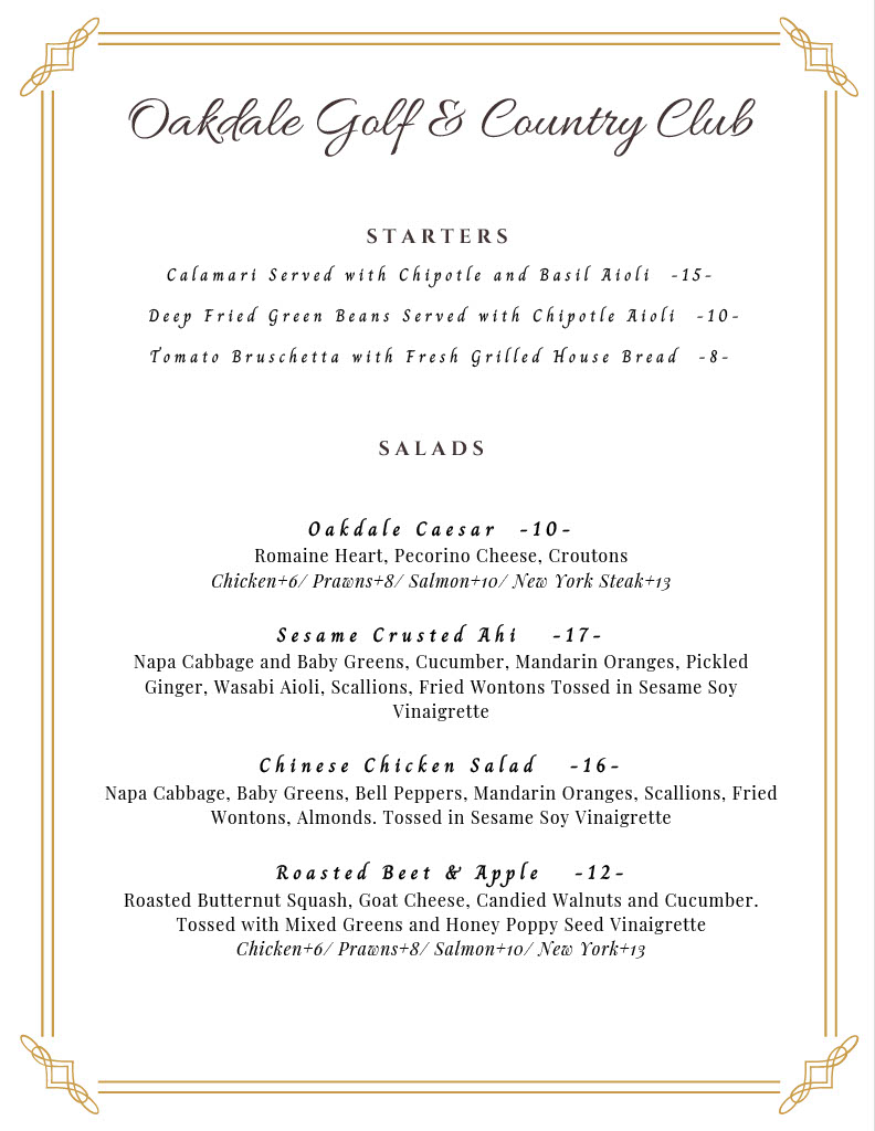 Oakdale Golf & Country Club